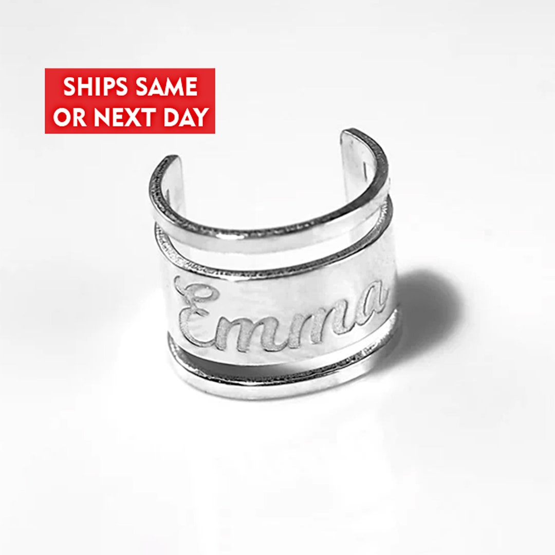 Ear Cuff Name Ear Cuff Engraved Ear Cuff Exclusive - Etsy