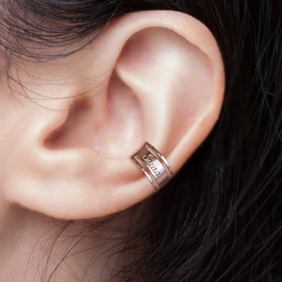 Ear Cuff Name Ear Cuff Engraved Ear Cuff Exclusive | Etsy