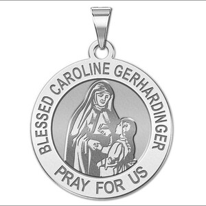 Blessed Caroline Gerhardinger Round Religious Medal - Etsy