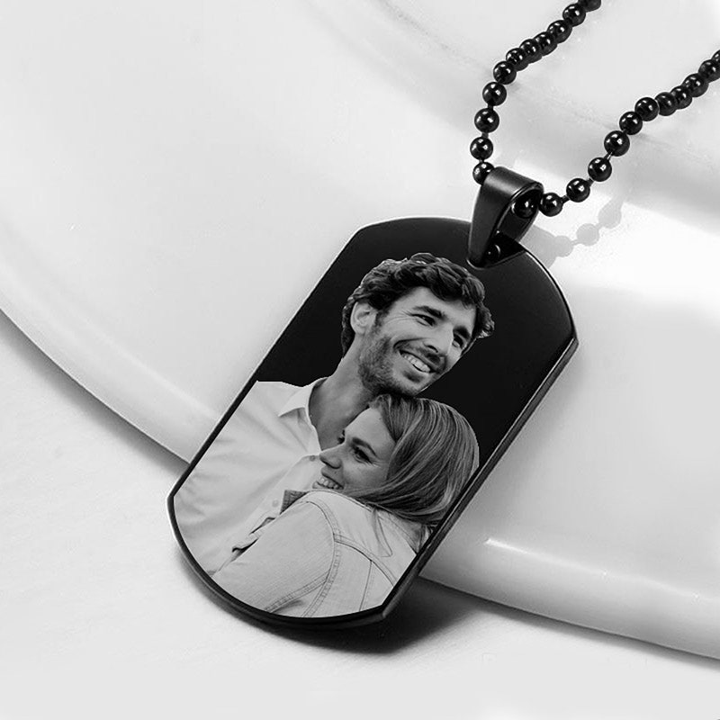 Personalised Black Dogtag - Etsy