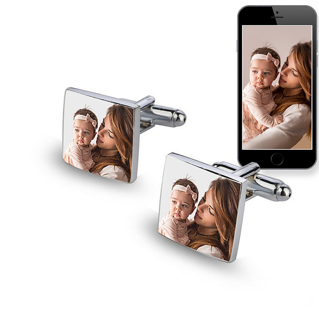 Photo Cufflinks • Personalized Cufflinks • Custom Cufflinks • Photo ...