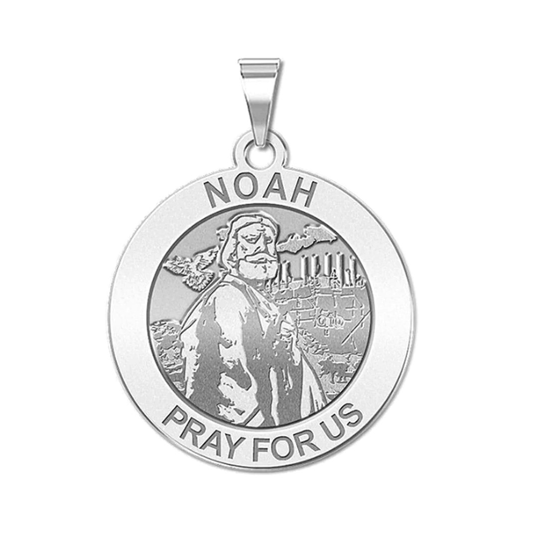 Noah Round Religious Medal - Etsy