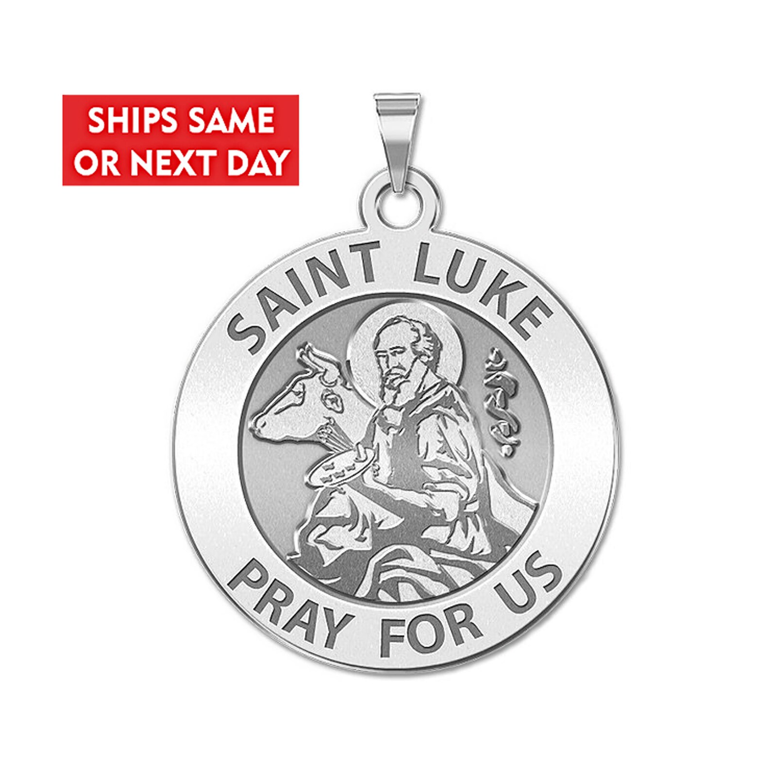Saint Luke Religious Medal - Etsy