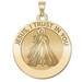 Divine Mercy Round Religious Medal - Etsy