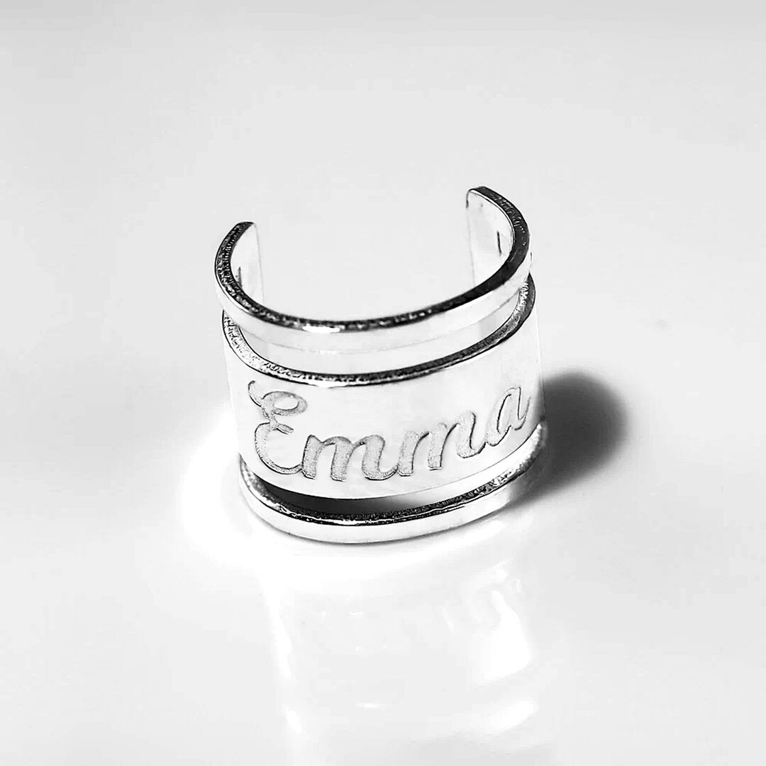 Ear Cuff • Name Ear Cuff • Engraved Ear Cuff • Exclusive Personalized ...
