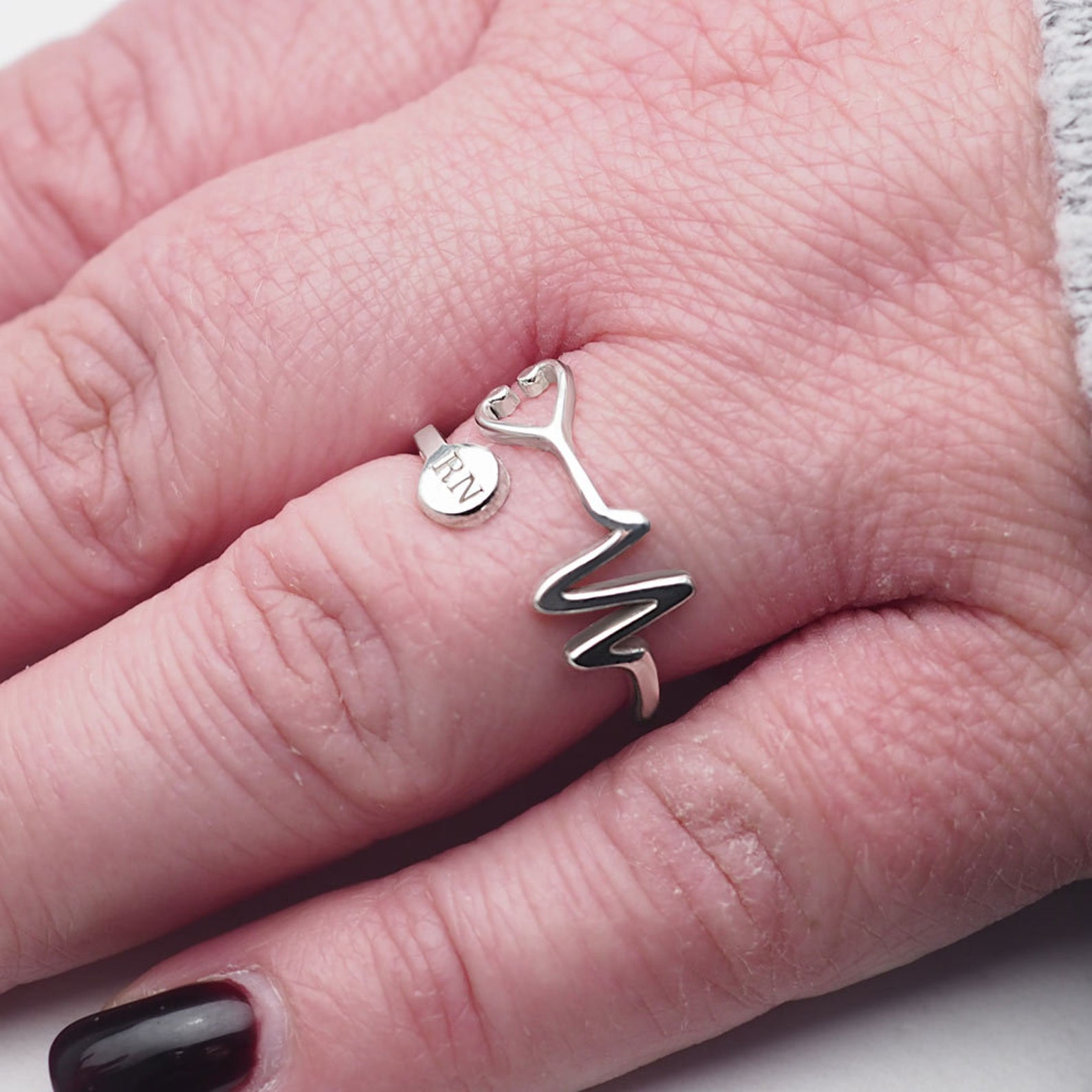 Stethoscope Nurse Ring - Etsy