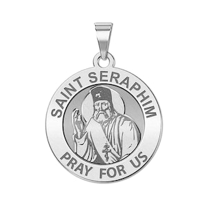 Saint Seraphim Religious Medal - Etsy