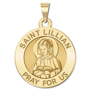 Saint Lillian Religious Medal - Etsy