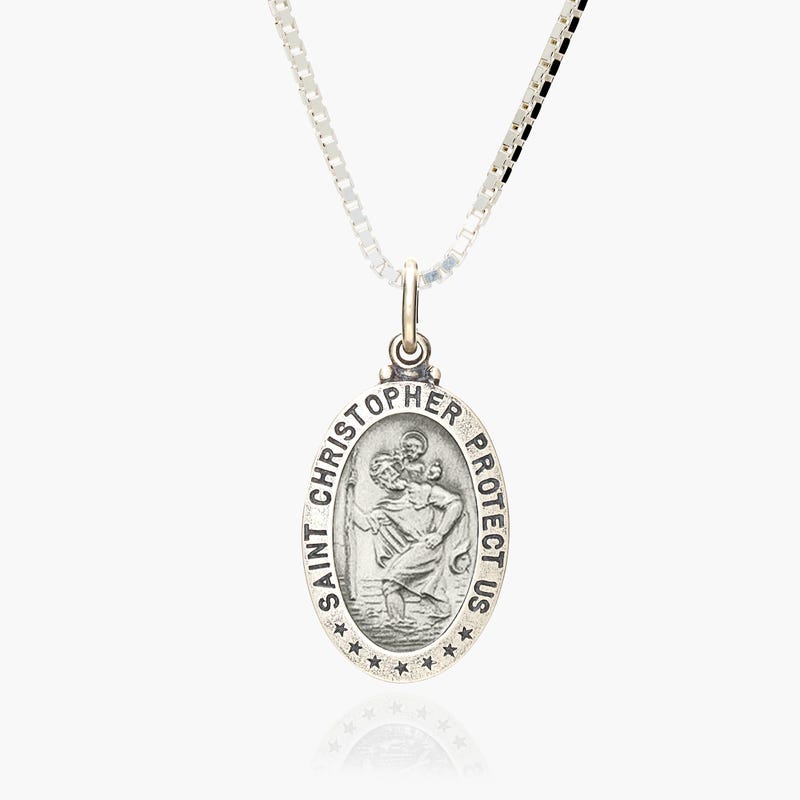 St Christopher Men Engraved - Etsy