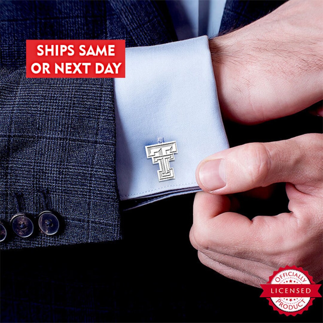 Texas Tech Logo Cufflinks - Texas Tech University Cufflinks - Etsy