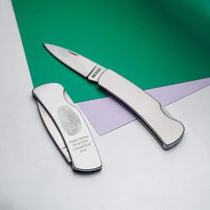 Personalized Fingerprint Knife, Memorial Knife, Custom Knife, Custom ...