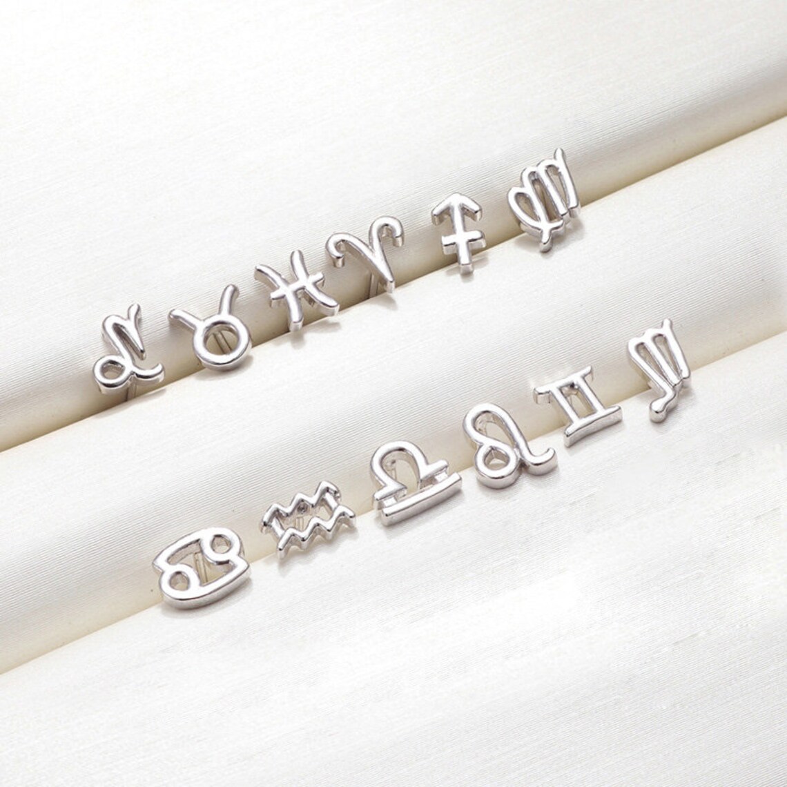 Zodiac Earrings Horoscope Earrings Star Sign Earrings | Etsy