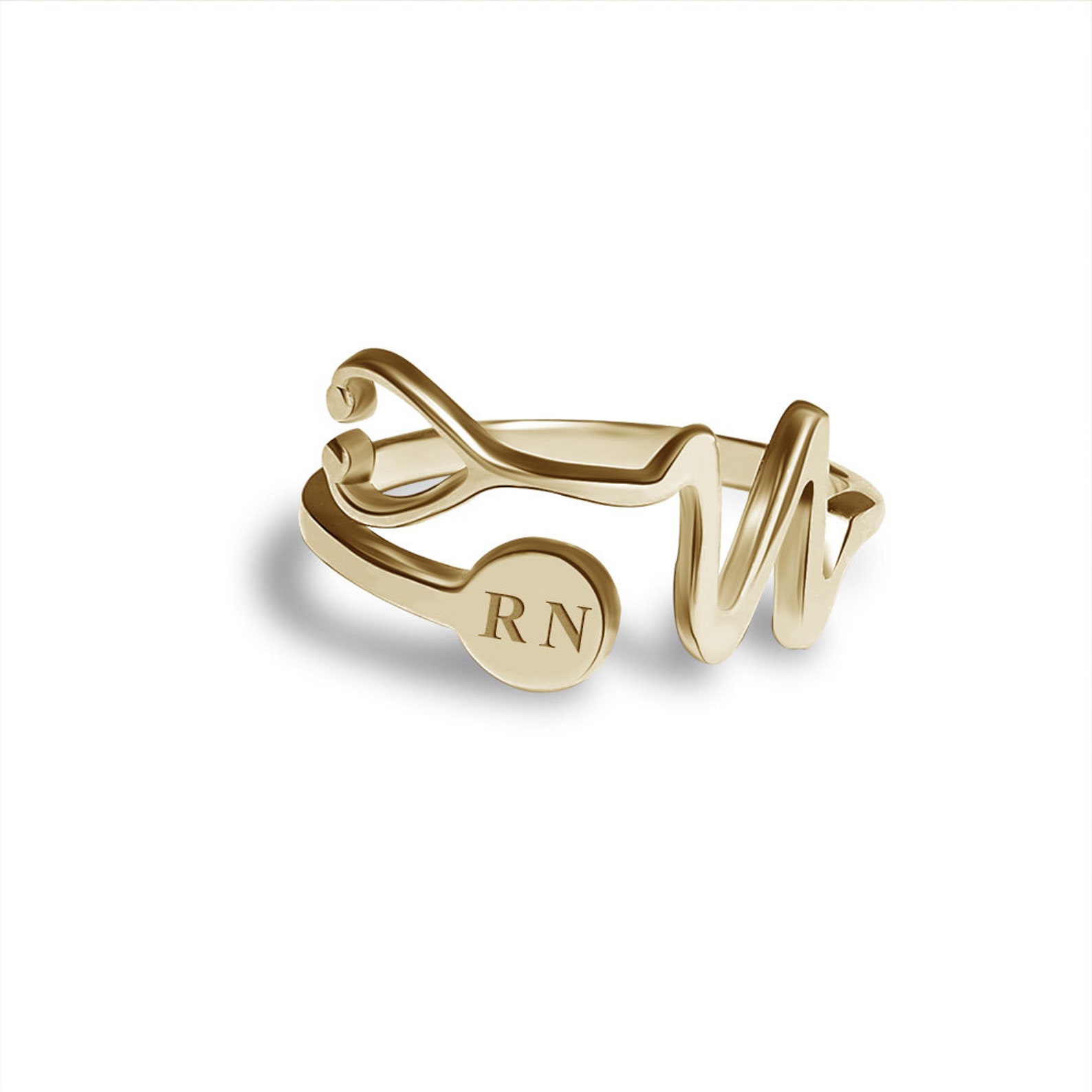 Stethoscope Nurse Ring - Etsy