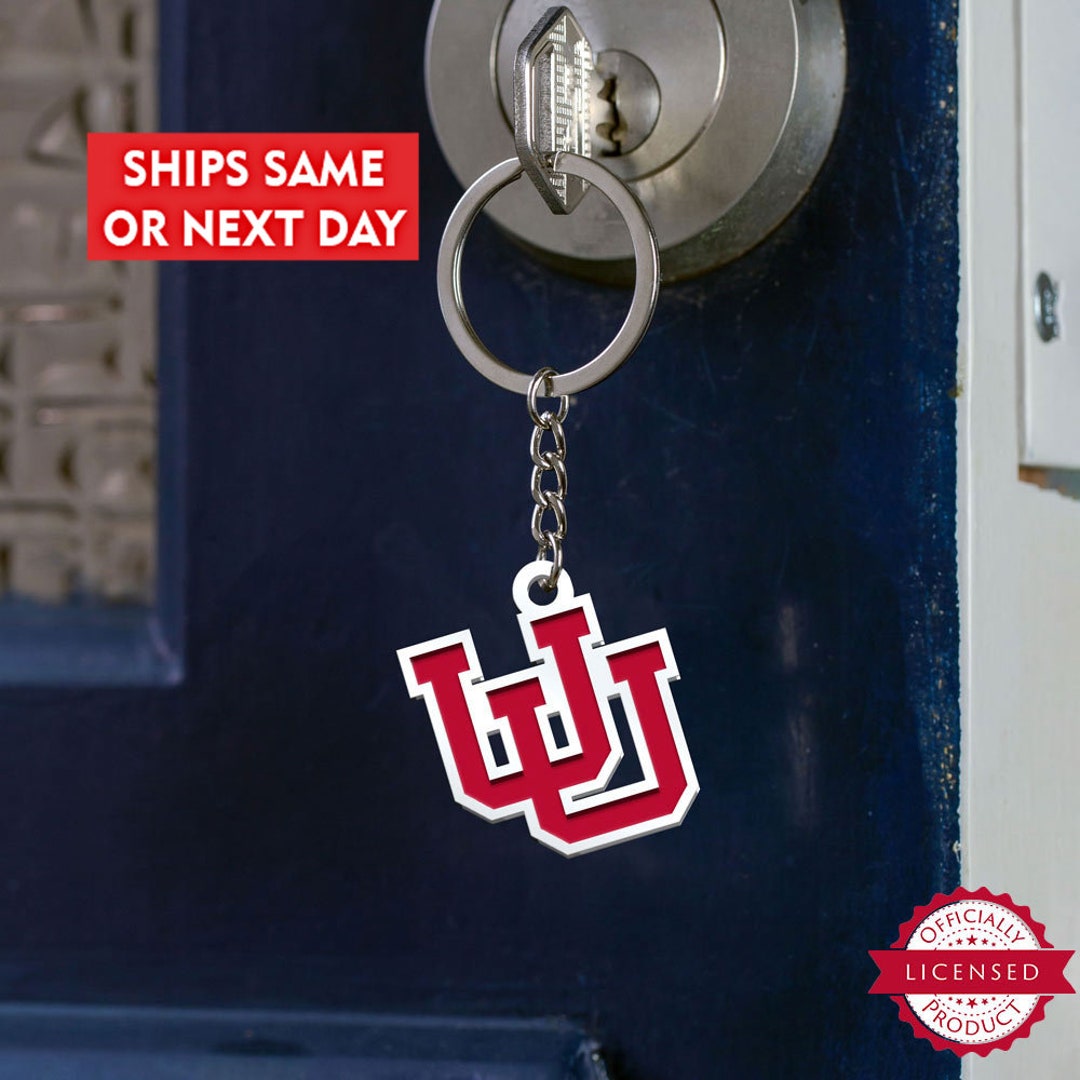 University of Utah Intertwined U Keychain - Etsy