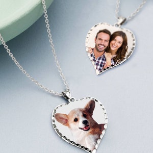 Photo Necklace • Personalized Photo Necklace • Necklace With Picture ...