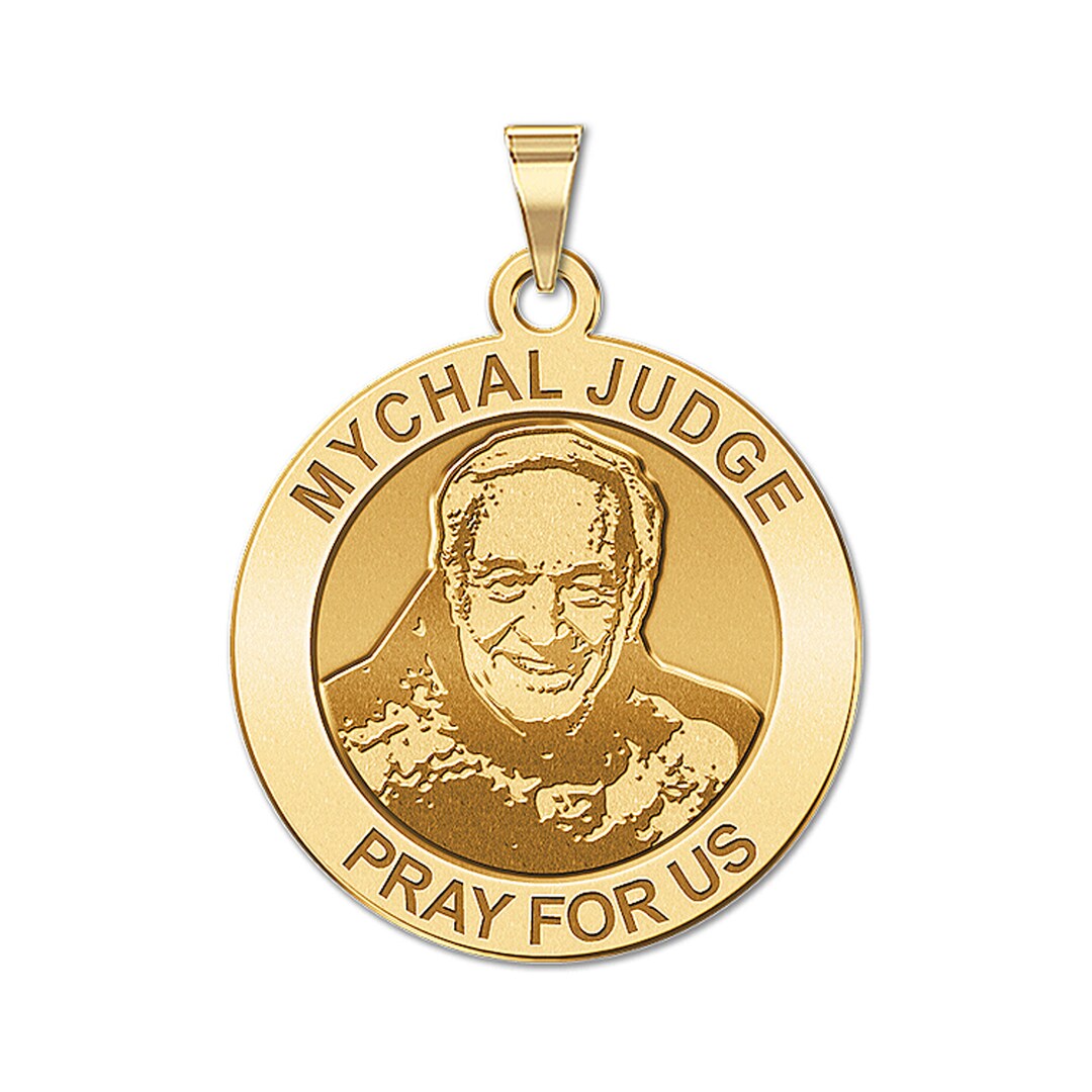 Mychal Judge Round Religious Medal - Etsy