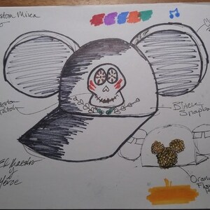 Coco Hat. Mickey Ears. Pixar Coco Hat. Mouse Ears. - Etsy
