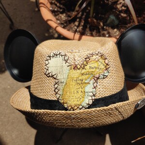 Mickey Ears Hat • Mouse Ears • Mickey Ears Fedora • Mickey Fedora ...