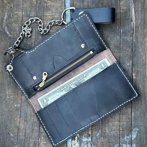 Trucker Chain Biker Wallet Traditional Tattoo Cowboy From Hell by Nez ...