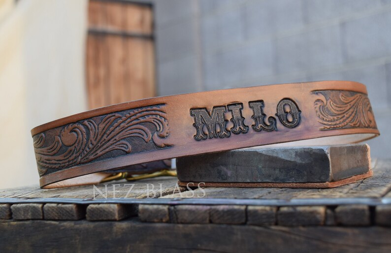 Leather Dog Collar: Design Your Own Personalized Dog Collar | Etsy