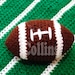 Pattern - Mini Toy Football -for a Newborn Photo Prop, Baby , Sports ...