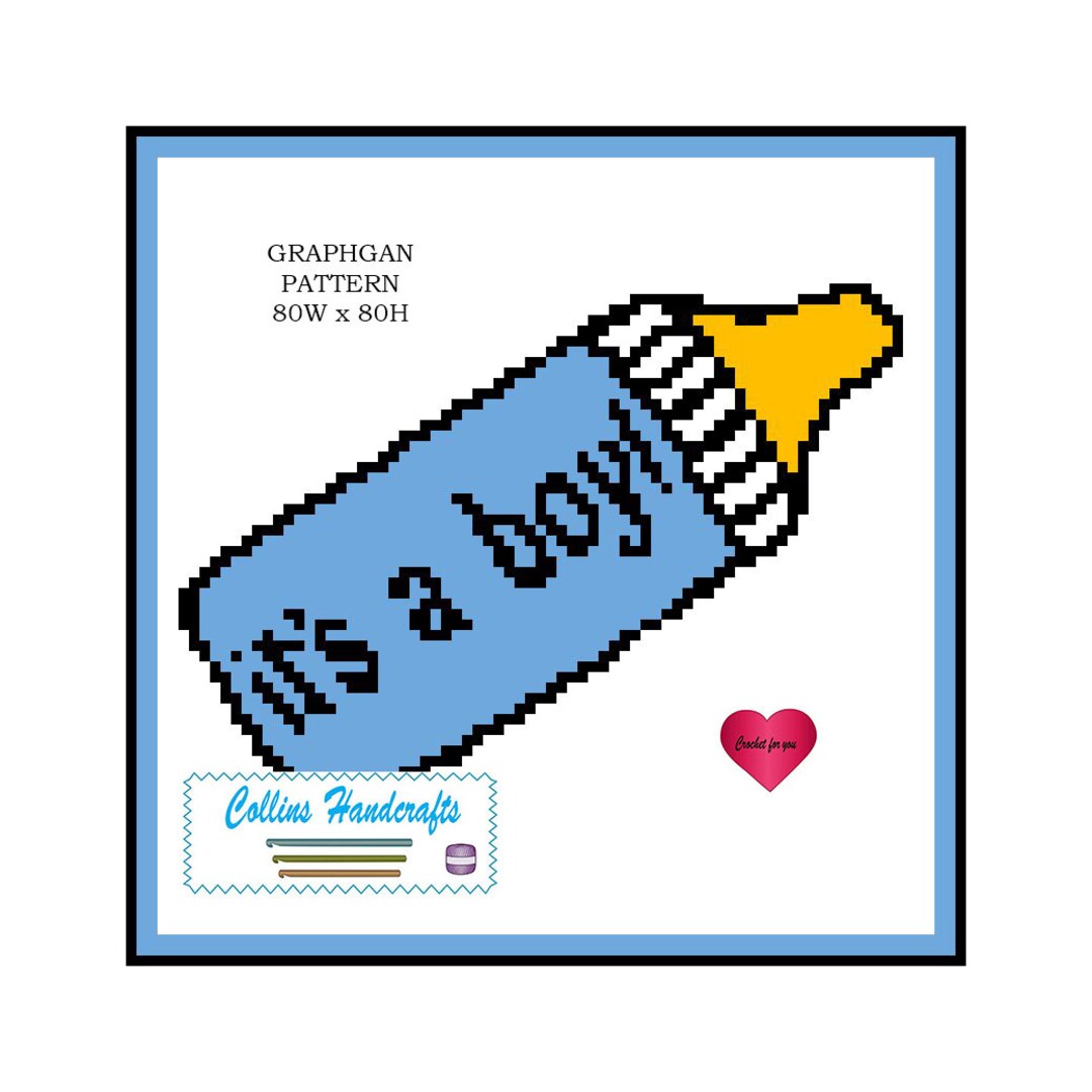 C2C Pattern Graphgan - Baby Boy Bottle (2099) Male,boys,reveal,graphgan ...