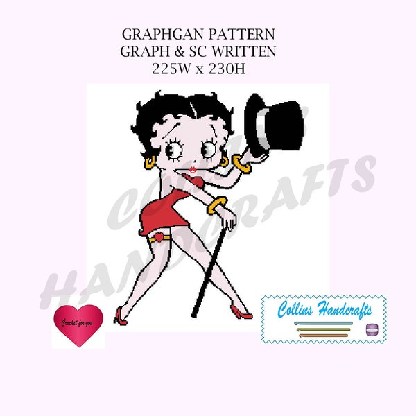 Betty Boop Crochet Pattern - Etsy