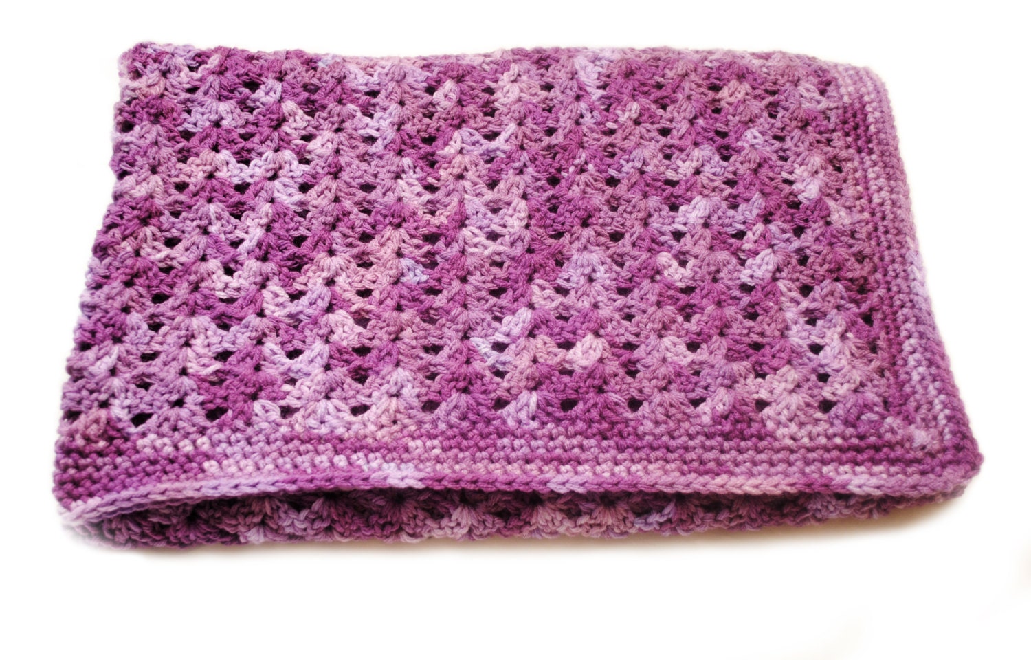 Pattern Split Shell Baby Afghan BA1154 unisex gift | Etsy