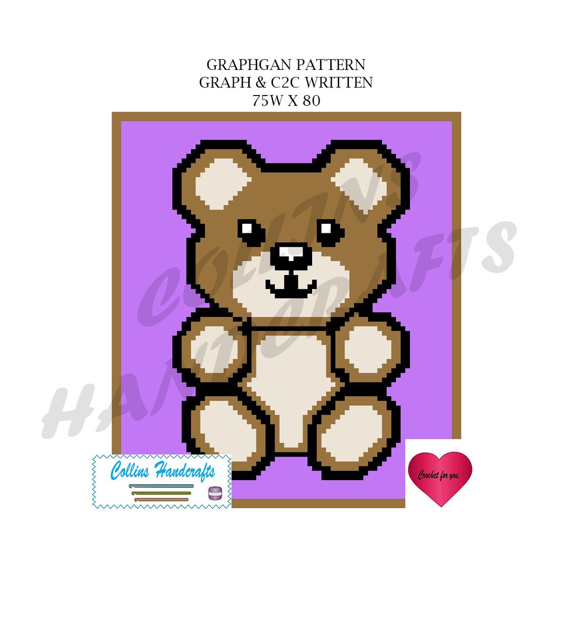 Pattern Graphgan-teddy Bear Collection Bear,baby,shower,graphgan ...