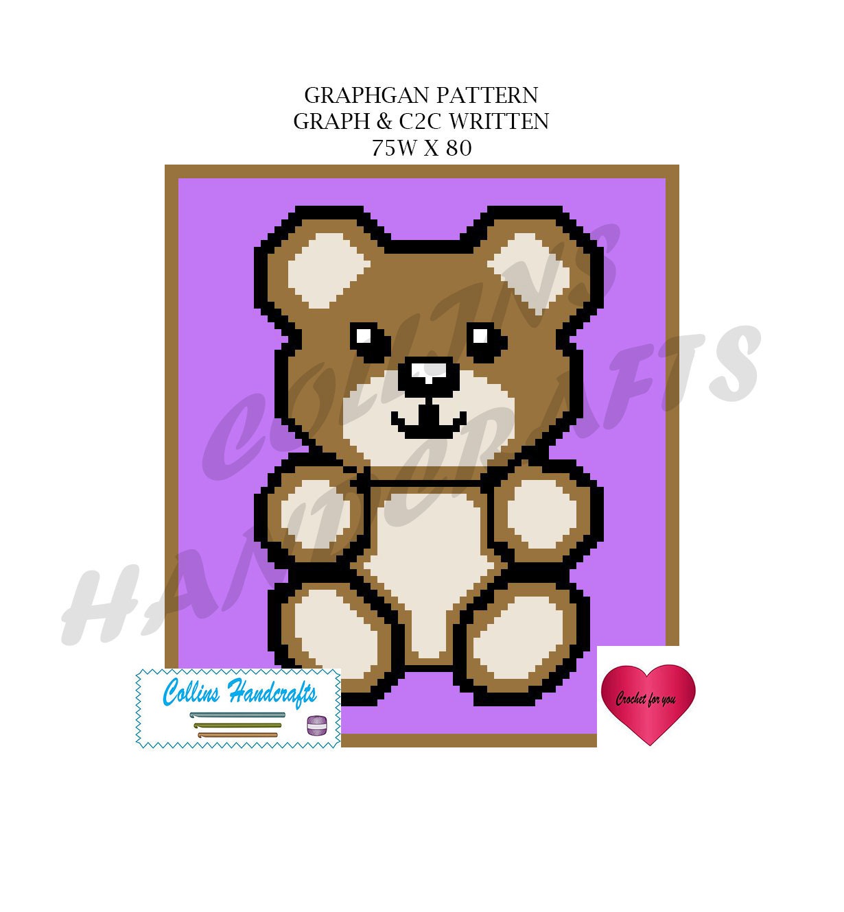 Pattern Graphgan-teddy Bear Collection - Etsy