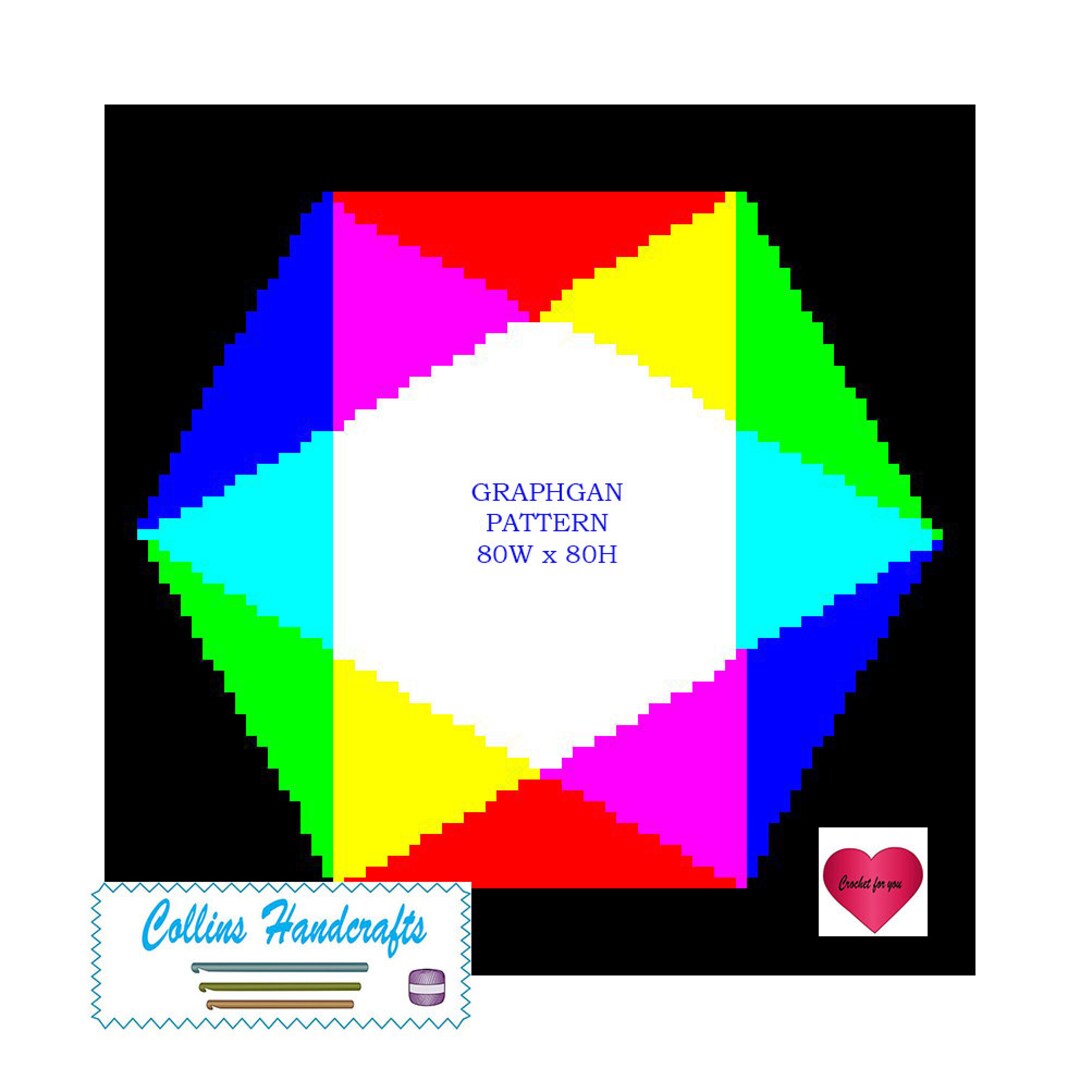 C2C Pattern Graphgan - Abstract Colors (2093) Colorful,rainbow,abstract ...