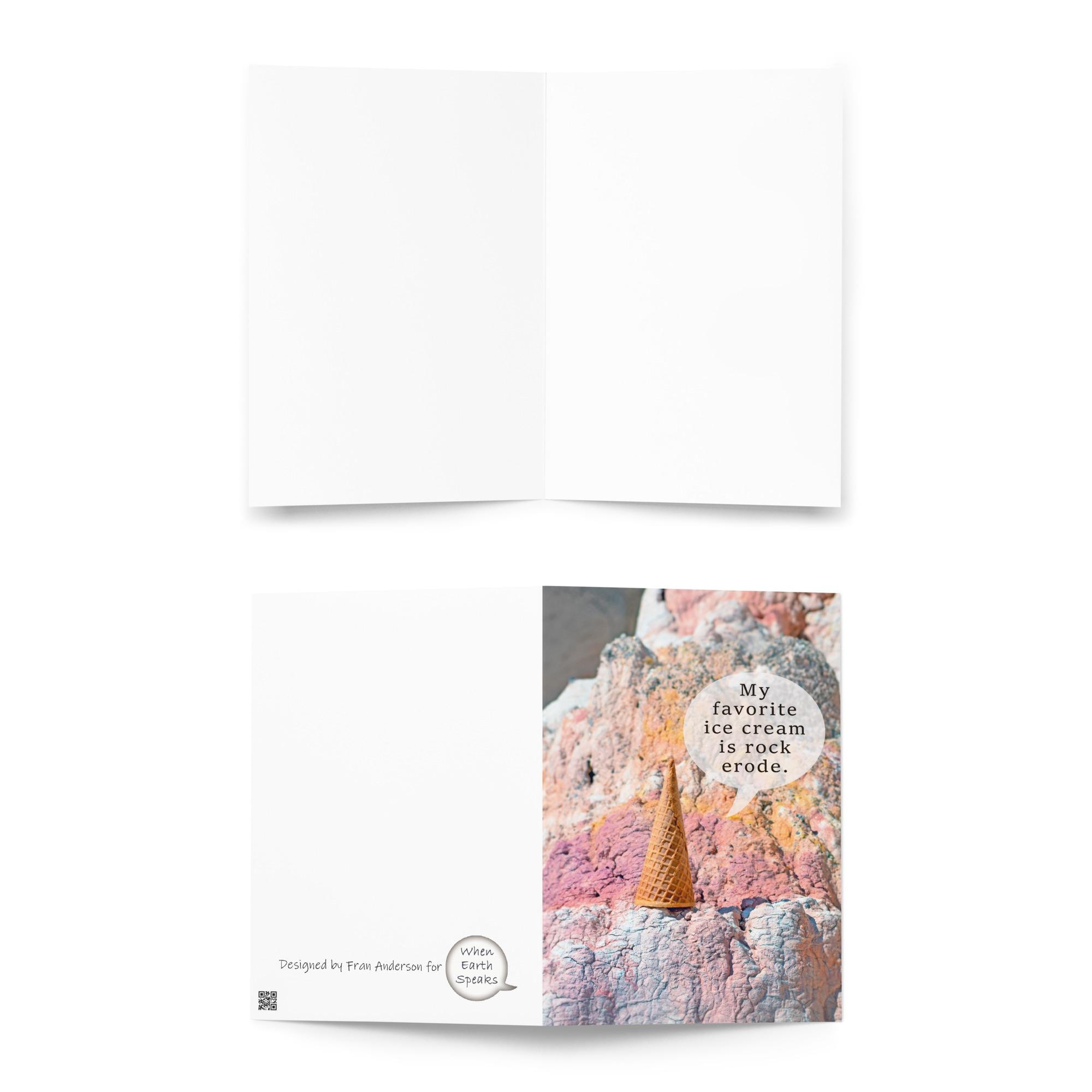 Geology Birthday Card - Funny Pun With Colorful Playful Art - 3 Sizes ...