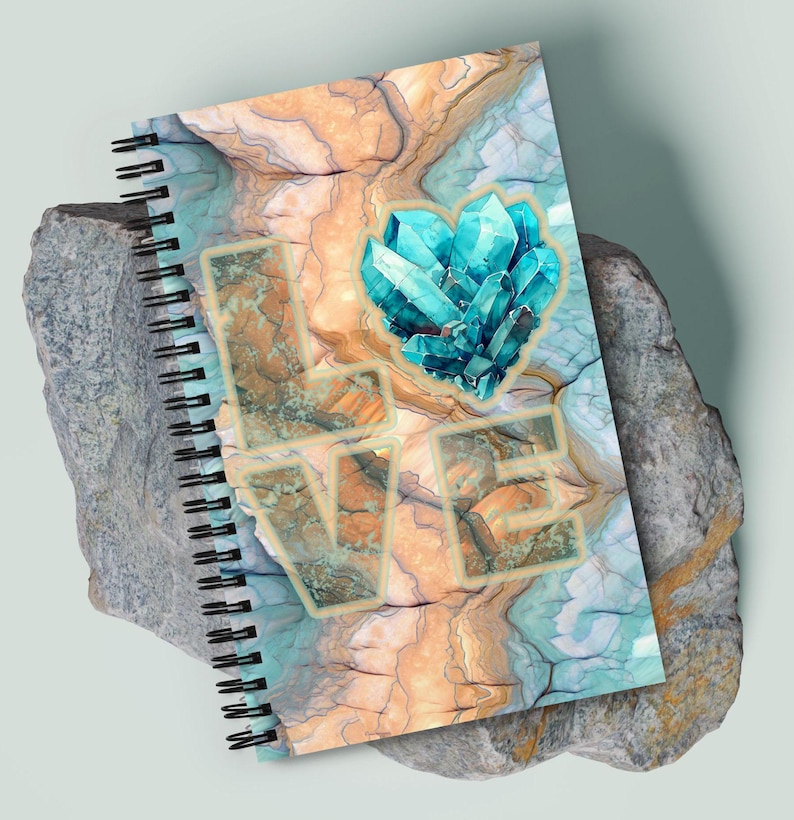 Rocks Minerals Notebook Bullet Journal Pages Crystal & Geology ...