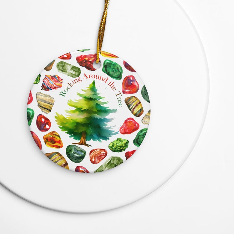 Geology Christmas Ornament: Double-sided Rock Pun Holiday Gift for ...