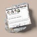 Pet Rock Adoption Tear Away Notepad With 50 Pet Stone Certificate ...