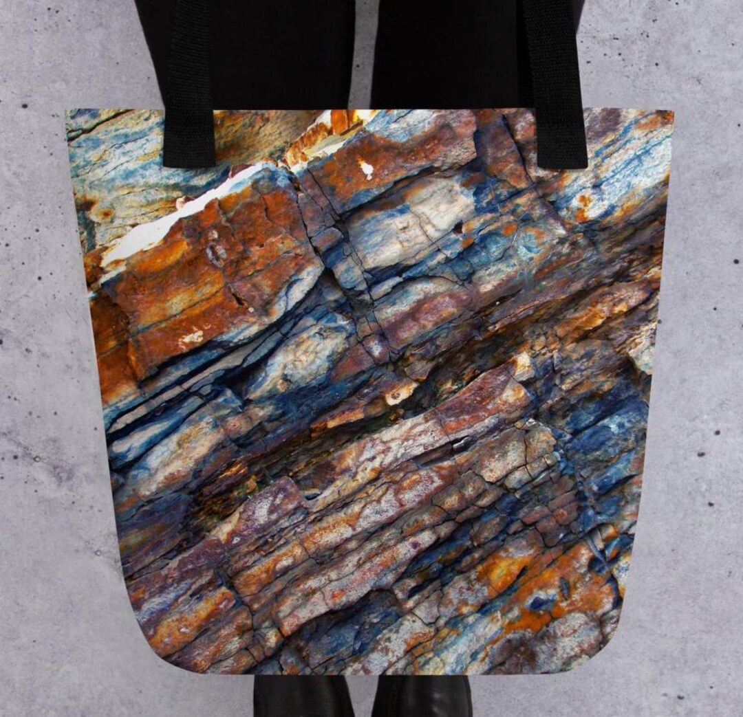 Abstract Cool Rock Pattern Geology Tote Bag - Etsy