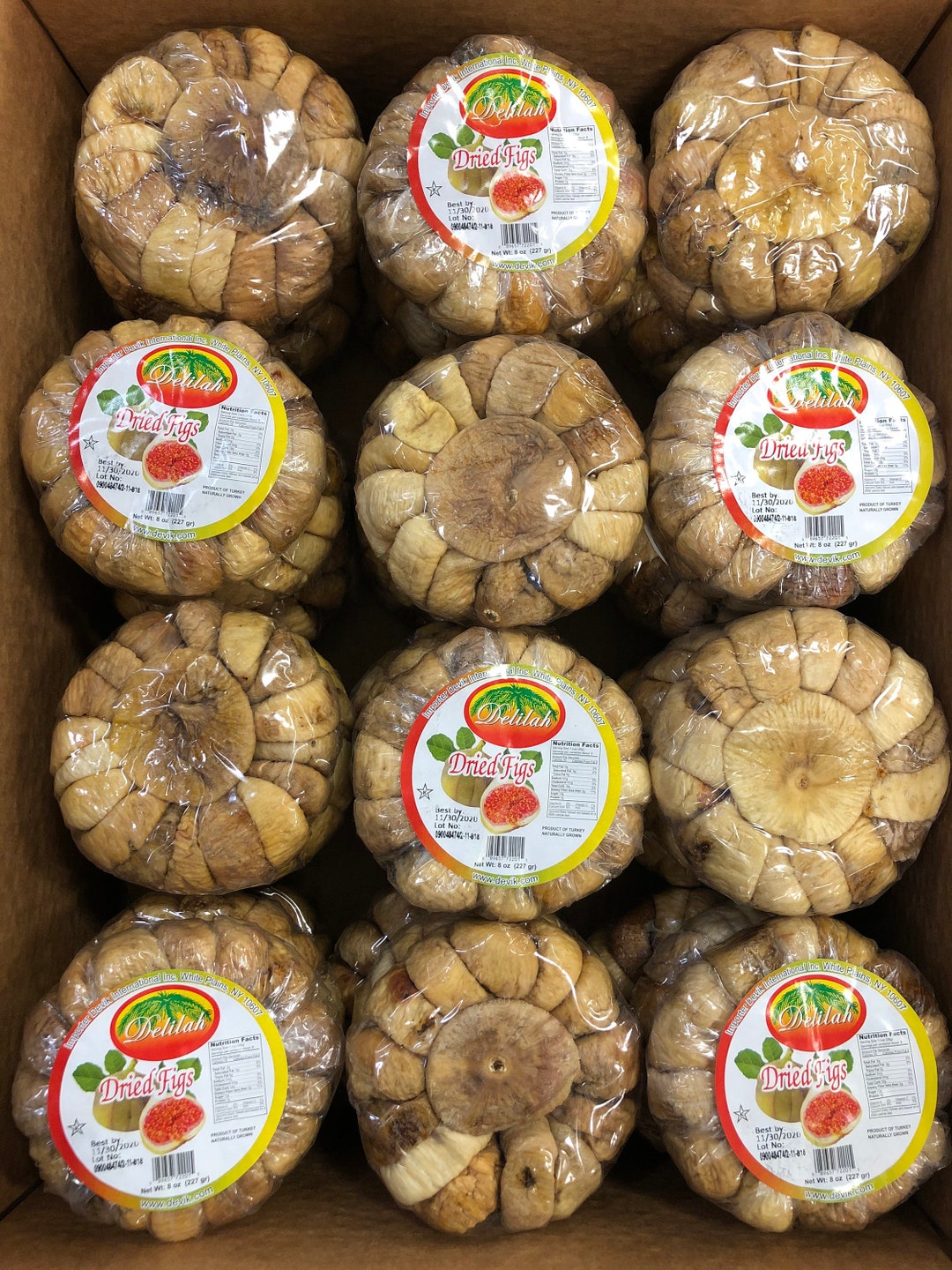 Dried Crown Figs 48x8oz, Igos - Etsy Israel