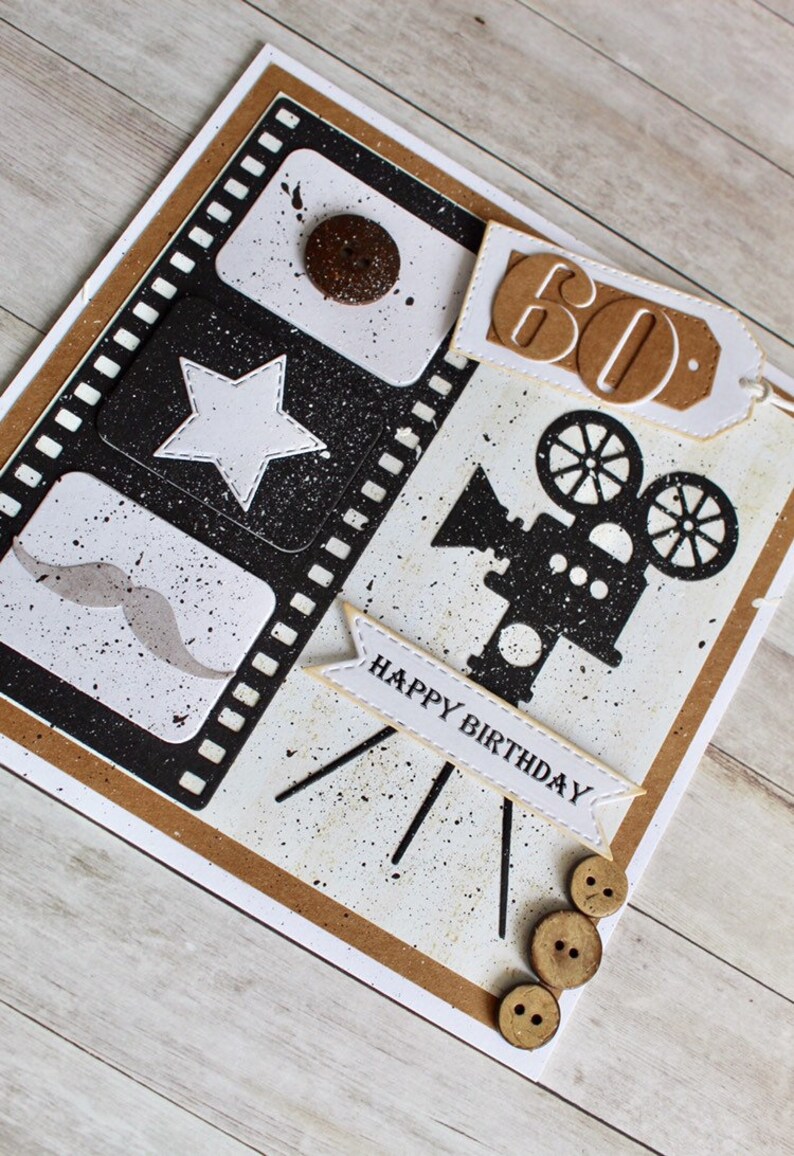 60th Birthday Card Male Birthday Card Luxury Birthday Card | Etsy