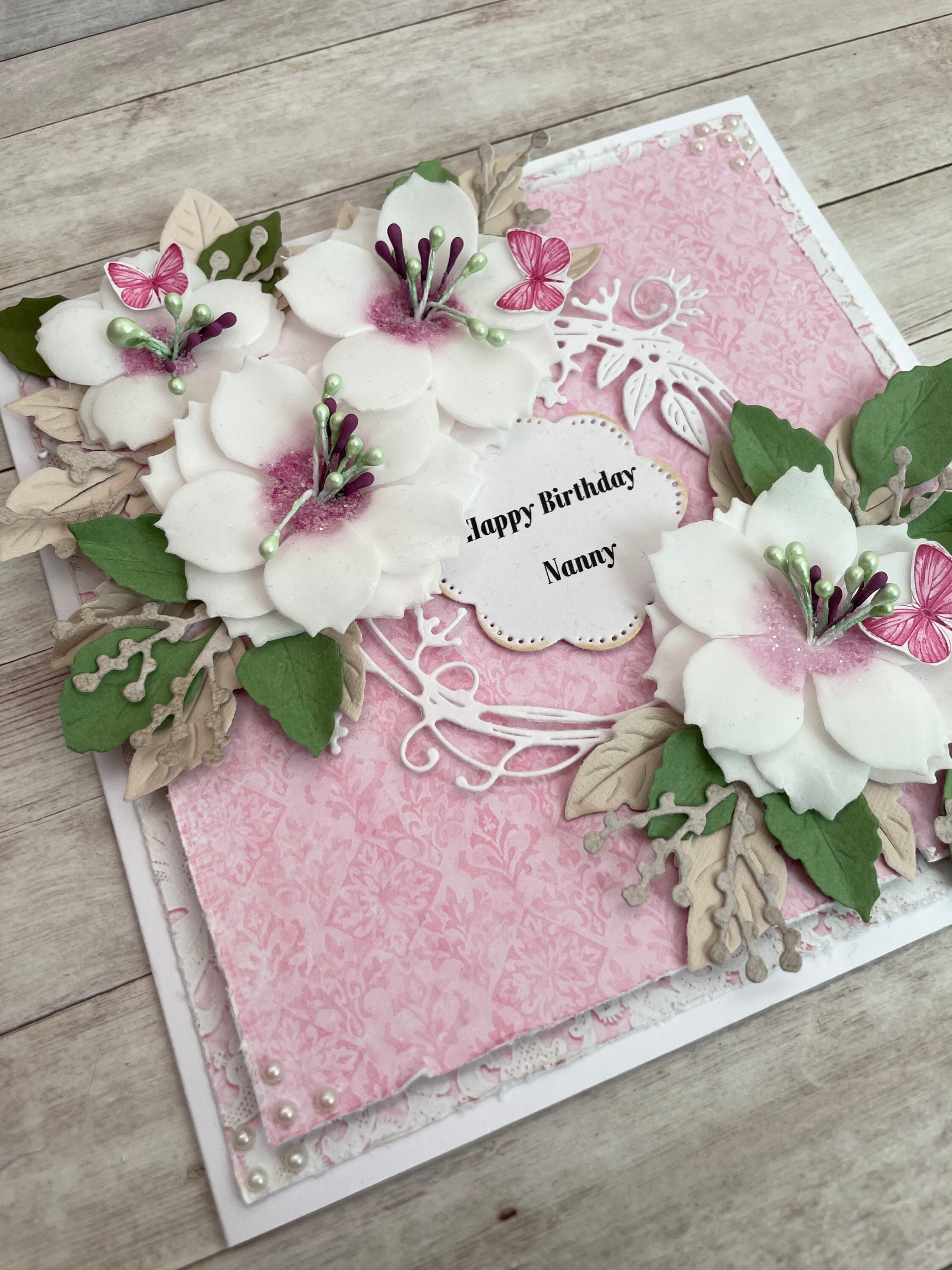 Birthday Card Nanny, Birthday Greeting Card, Personalised Card ...