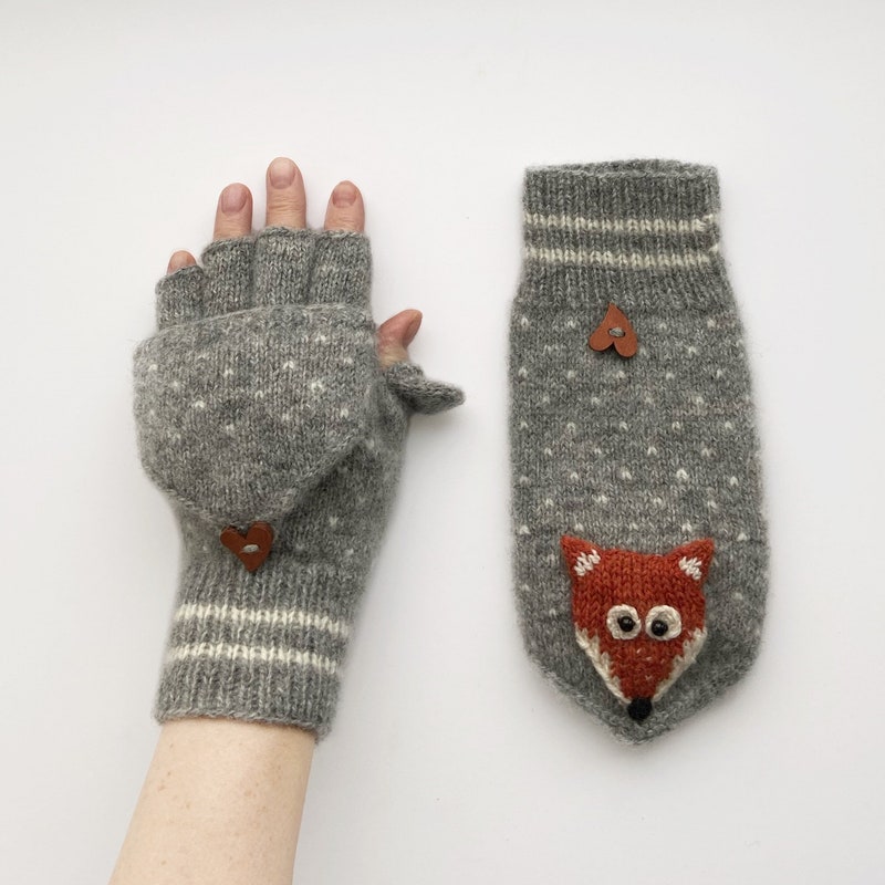 Fox Mittens - Etsy