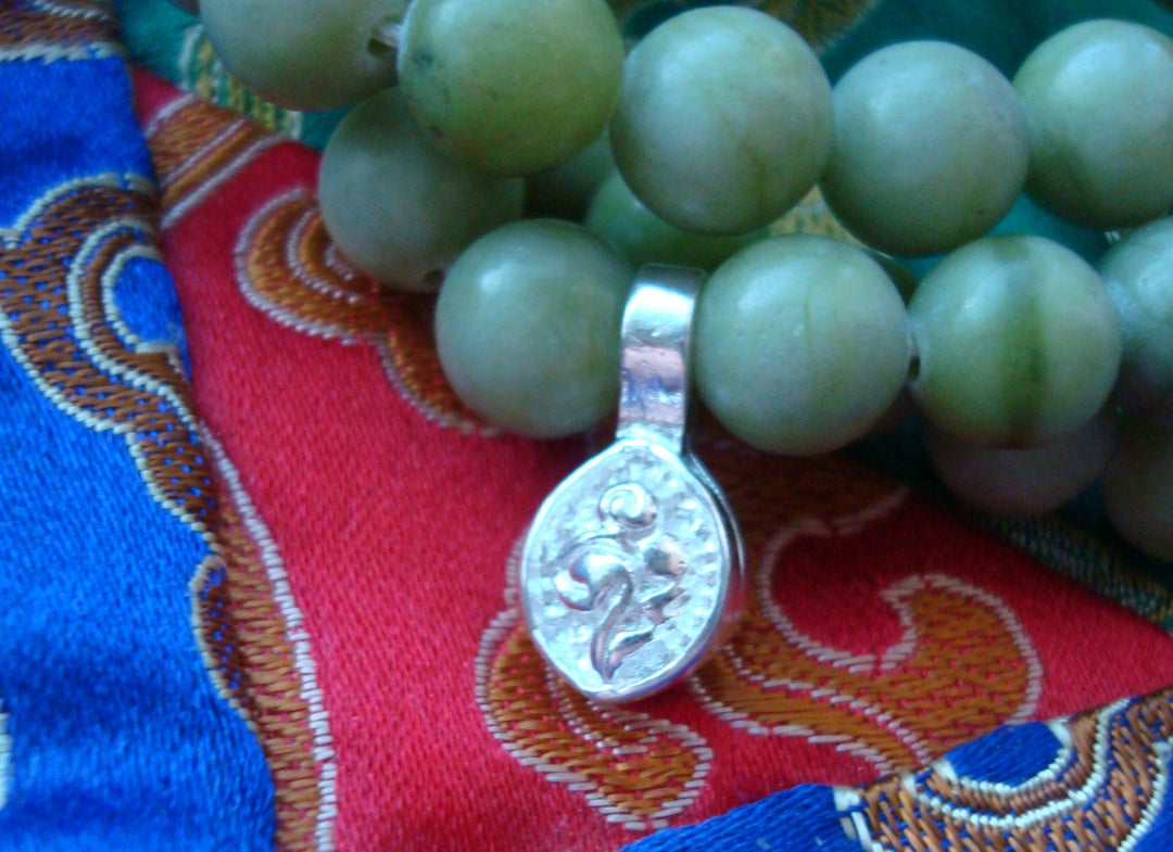 CONCH SHELL Bhum Counter • Small • 925 Silver • Oval Shape • Great ...