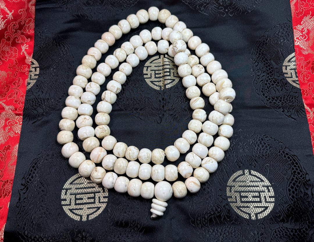 Conch Shell Mala - Extra Large - Heavy - Nepal 2024 - Etsy