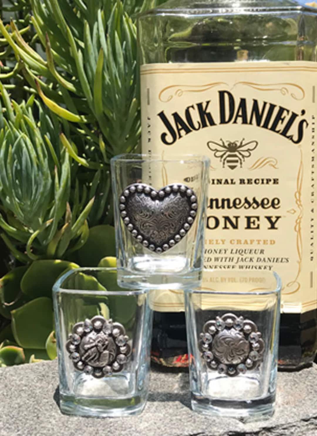 Western Whiskey Shot Glasses Country Chic Home Goods Western Home Decor ...