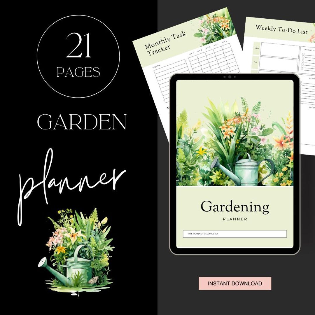 Ultimate Garden Planner Printable | Gardening Log, Flower & Vegetable ...