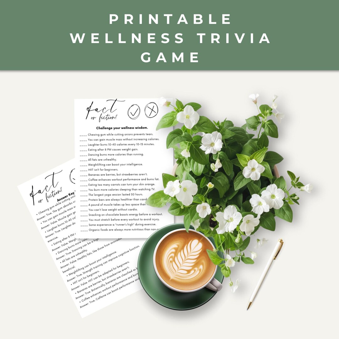 Spa Day Printable Game | Wellness Workshop Activity | Self Care ...