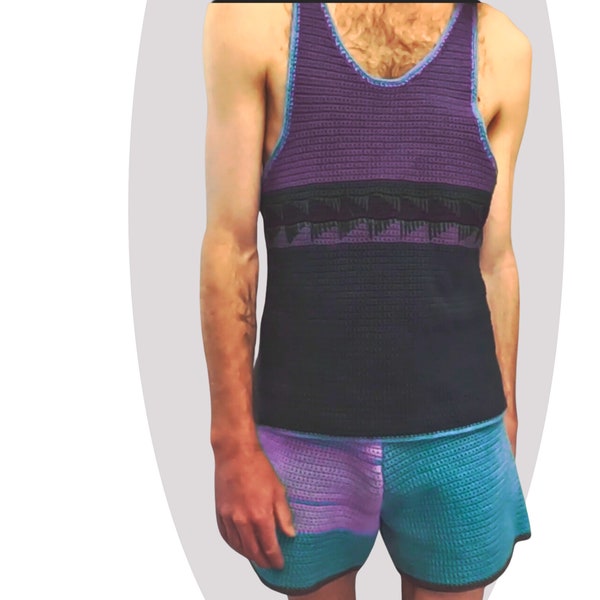 Crochet Men Tank Top Pattern - Etsy