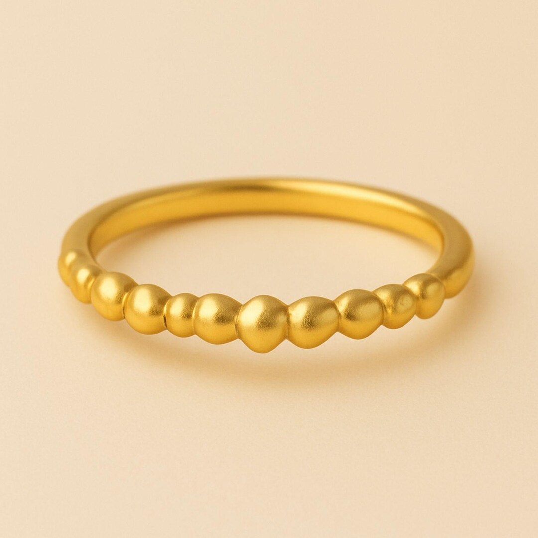 Orba Glow Ring | Solid Gold Ring | 9ct or 18ct Yellow, Rose or White ...