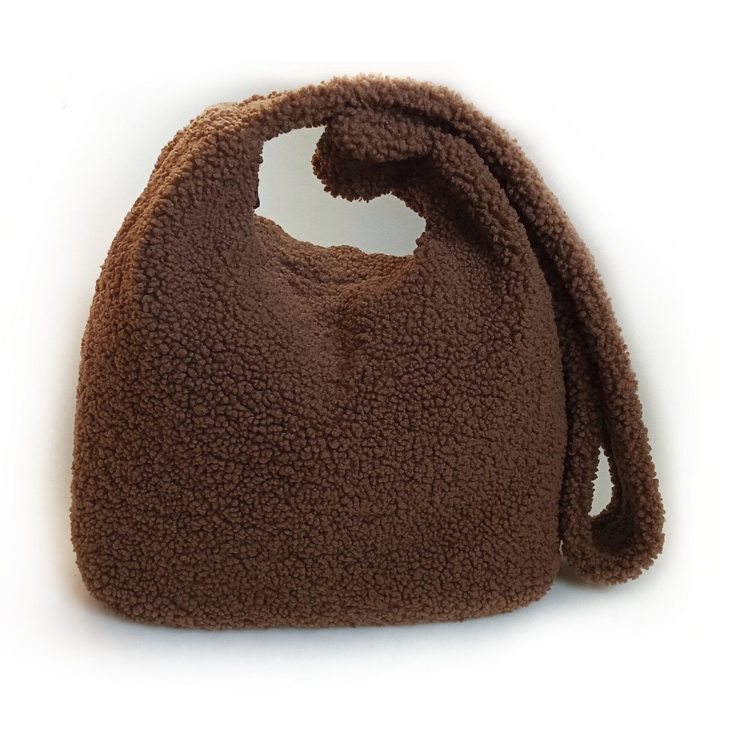 Teddy's Hobo Purse, Shoulder Bag Teddy, Fur Hobo Bag, Plush Fur Teddy ...
