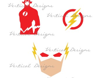 Flash Superhero Svg | Etsy