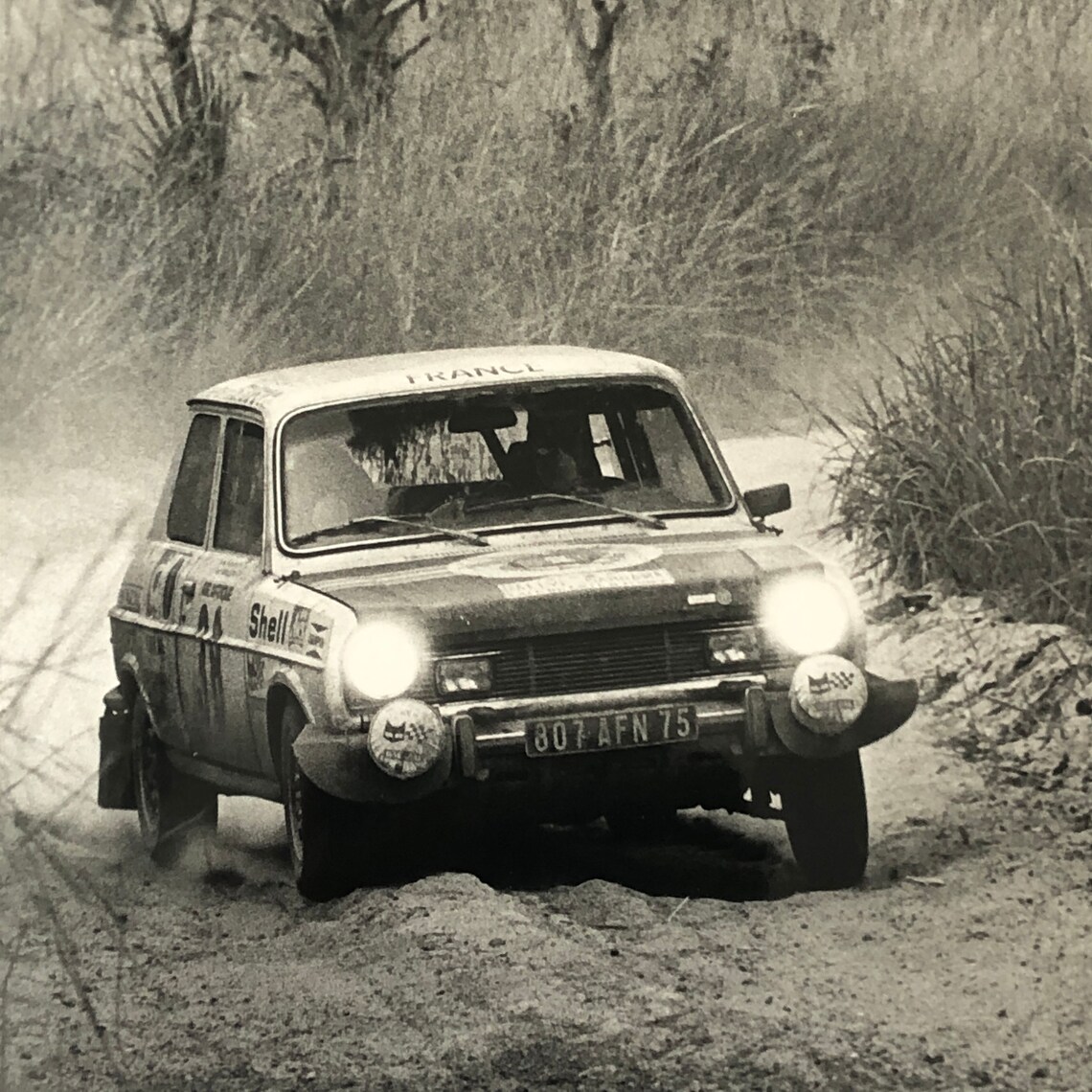 Vintage Rally Racing Fotografía 1974 Rallye du Bandama Car - Etsy España